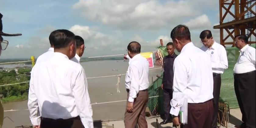 Bridge Joining Ceremony : Progress of the Myanmar-Korea Friendship ...