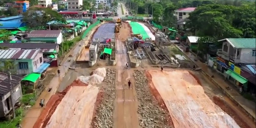 Bridge Joining Ceremony : Progress of the Myanmar-Korea Friendship ...
