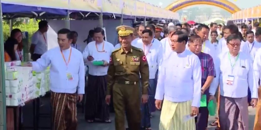 Opening ceremony: Exhibition booths and fun fair opened in Yangon ...