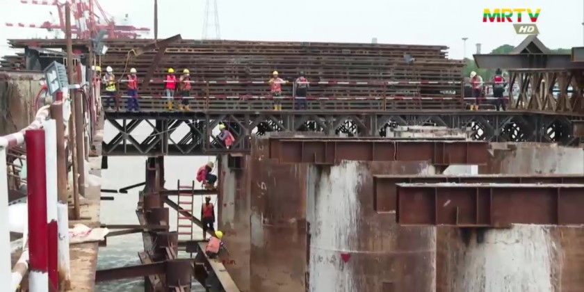 Myanmar-Korea Friendship Bridge: Dala Bridge’s construction processes ...