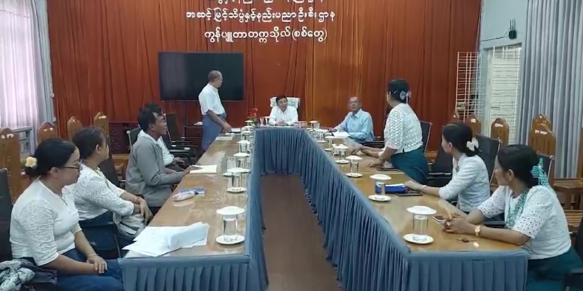 Inspection tour in Sittway: MoE Union Minister visits universities in ...