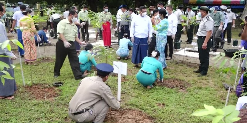 Activities in Mon State: Tree planting, sales of consumer goods & COVID ...