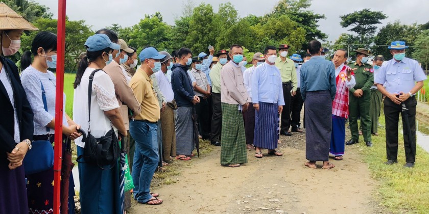 Good Agriculture Practice: SAC member inspects 100-acre model paddy ...