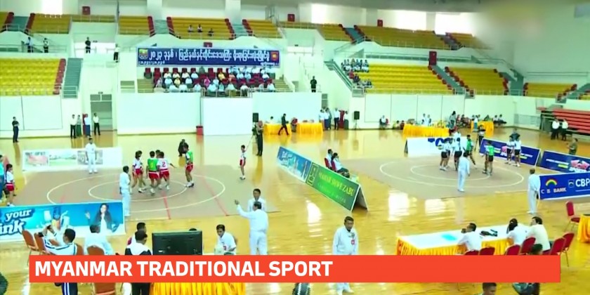 Myanmar Traditional Sport: Region/State Chinlone Competition Continues ...