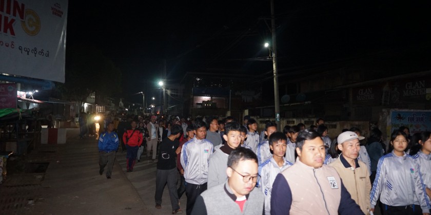 Mass Walk: Administration Body Chairman joins activity in Hopong ...