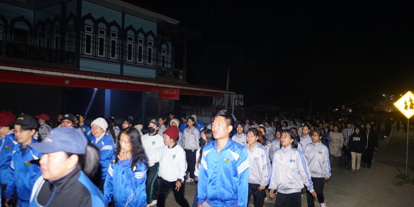 Mass Walk: Administration Body Chairman joins activity in Hopong ...