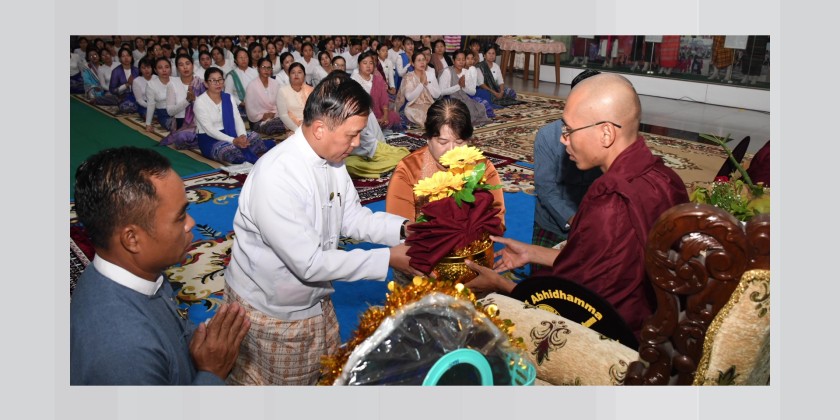 Waso Robe Offering Ceremony: MOEA UM attended and offered Waso Robe ...