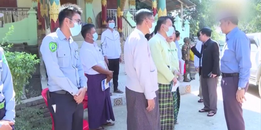 Inspection of IDP camps: MoBA Union Minister inspects IDP camps in ...