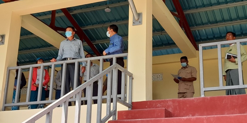 Inspection of playground: Union Minister inspected playground and ...