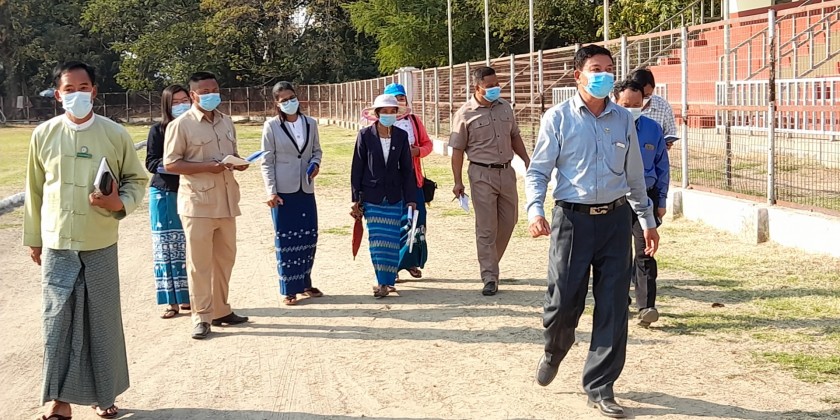 Inspection of playground: Union Minister inspected playground and ...