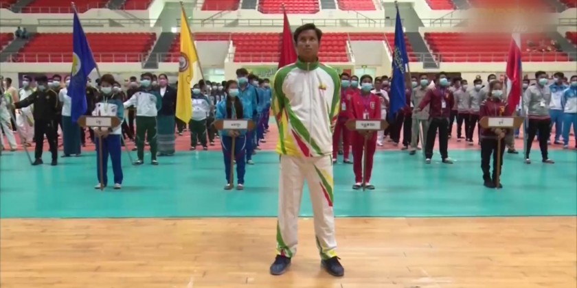 Traditional Chinlone Competition: SAC members attend opening ceremony ...