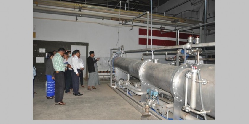 Garment Industry: MOI Union Minister inspects Shwe Taung Garment ...