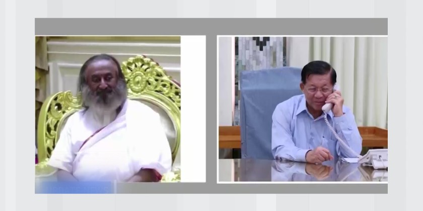 Humanitarian and Peace Efforts: SAC Chairman talks with the Indian ...