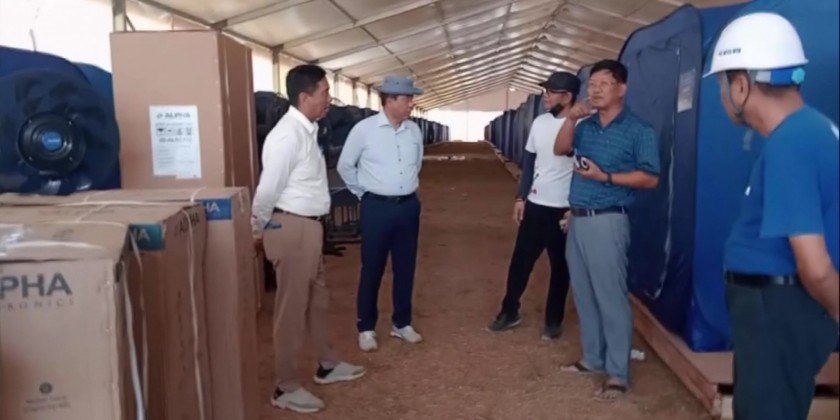 Relief Efforts: Temporary relocation of earthquake-affected staff ...