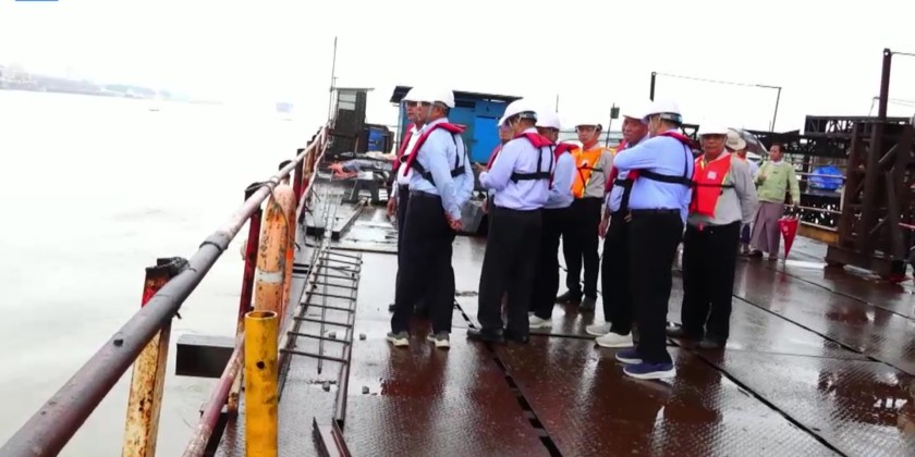 Myanmar-Korea Friendship Bridge : Progress of Dala Bridge construction ...