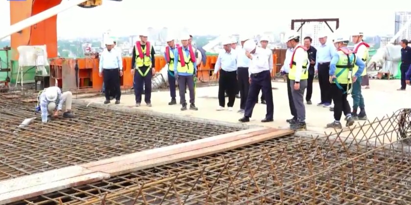 Myanmar-Korea Friendship Bridge : Progress of Dala Bridge construction ...