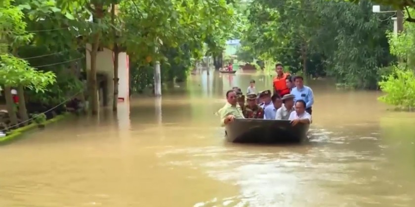 Aid Provision: Bago Region CM provides aid to flood-affected people ...