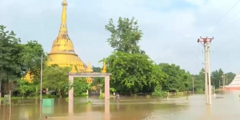 Aid Provision: Bago Region CM provides aid to flood-affected people ...