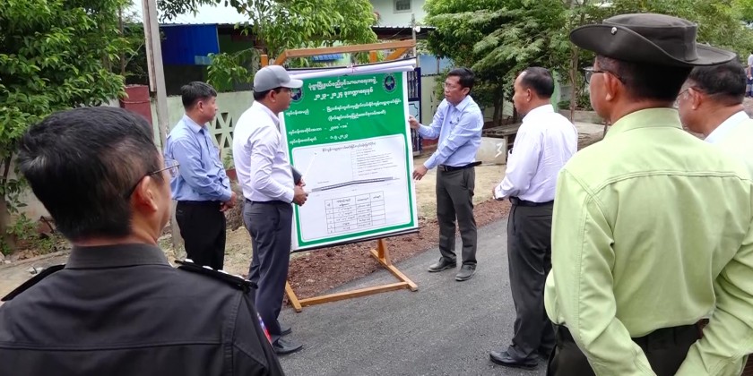 Development Works: Cleaning campaign and asphalt paving | Myanmar ...