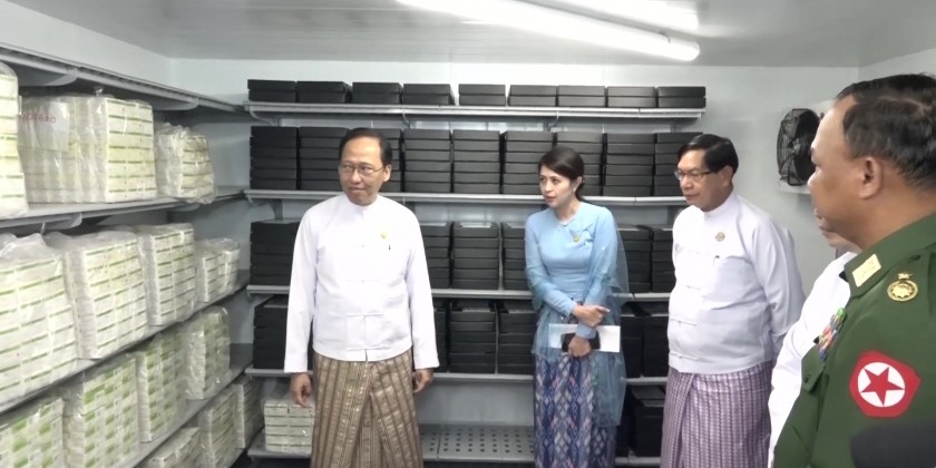 Vaccine storage with cold route: A new building opened at the Central ...