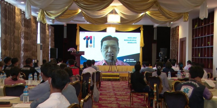Training opened: Myanmar Disaster Response Team Training Batch-3 ...