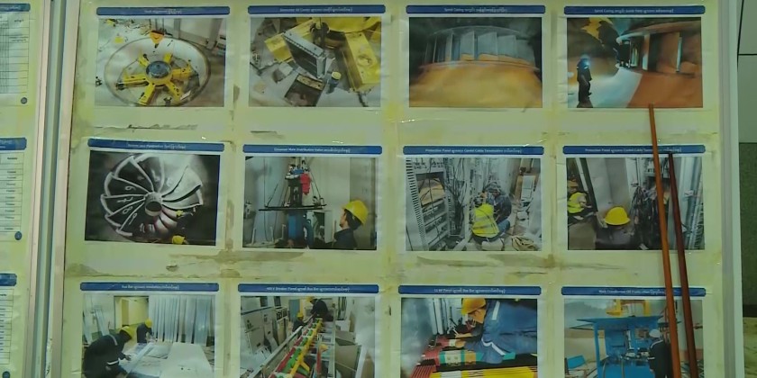 Power Generation : Repair progress of Upper Paung Laung Hydropower ...
