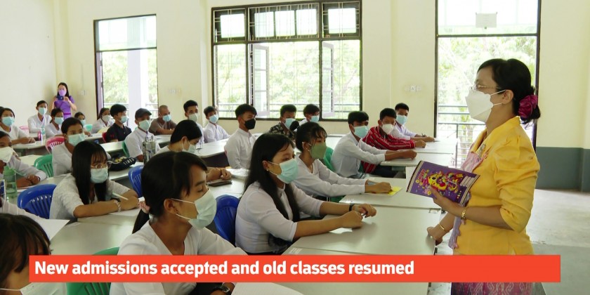 Yangon University of Education reopens: New admissions accepted and old ...