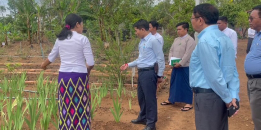 Agriculture Development: Agriculture Research Farm in c inspected ...