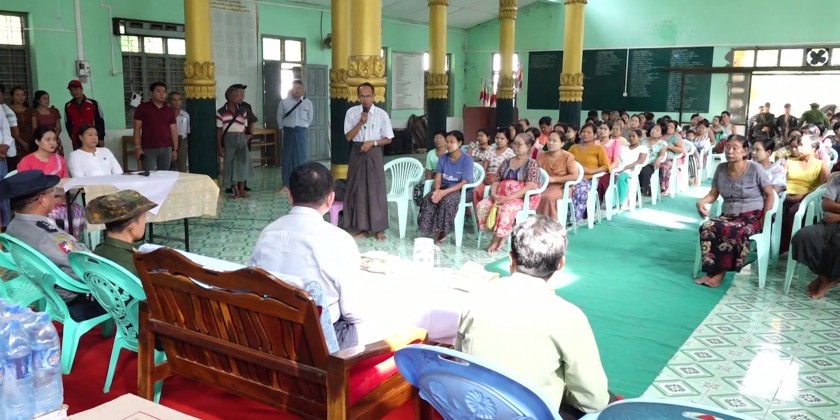 Flooding in Bilin: Chief Minister makes inspections and provides aid ...