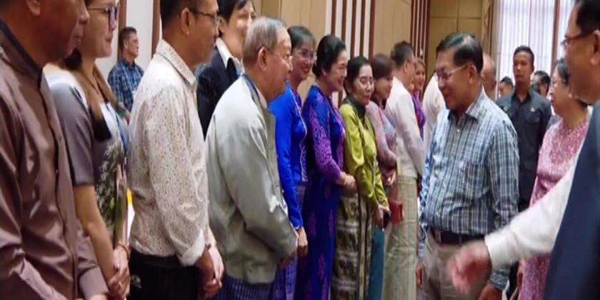 Myanmar National Symphony Orchestra: SAC Chairman enjoys the show in ...