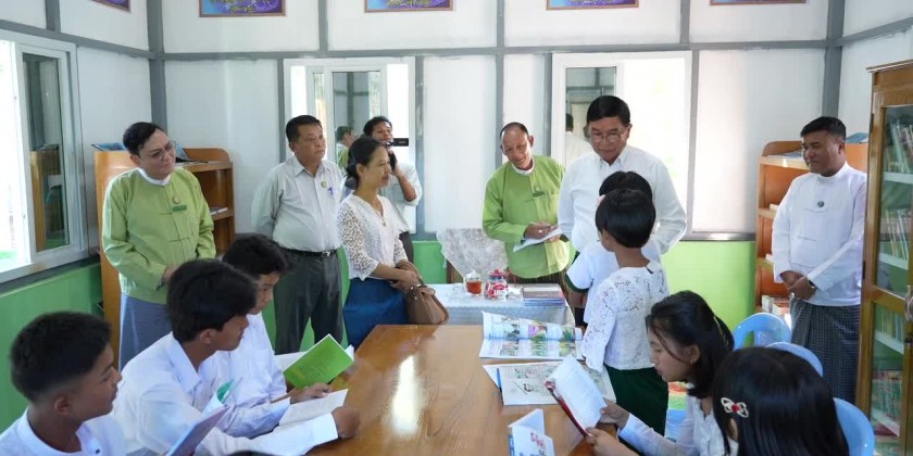 Library Development: New annex building opened at the village library ...