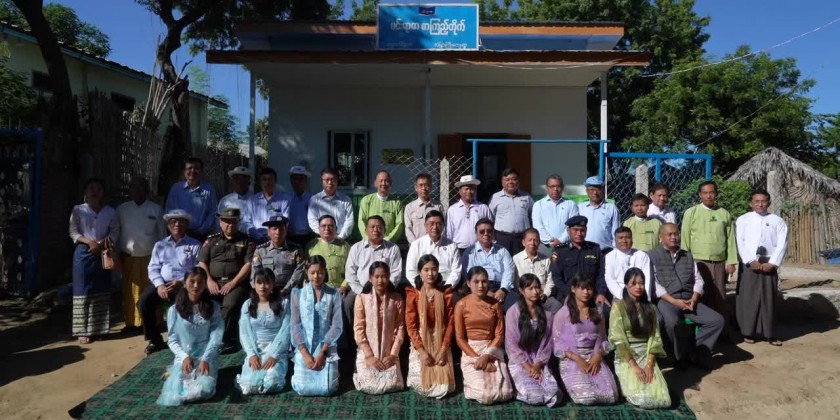 Library Development: New annex building opened at the village library ...