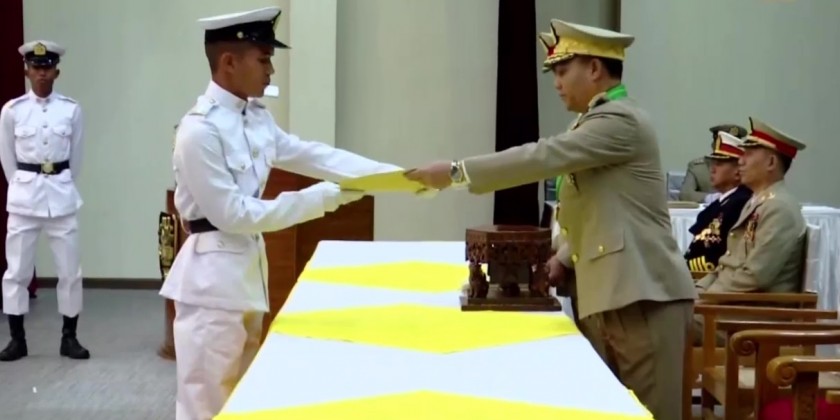 Ceremony to commission: 24th Intake of DSTA commissioned into Tatmadaw ...