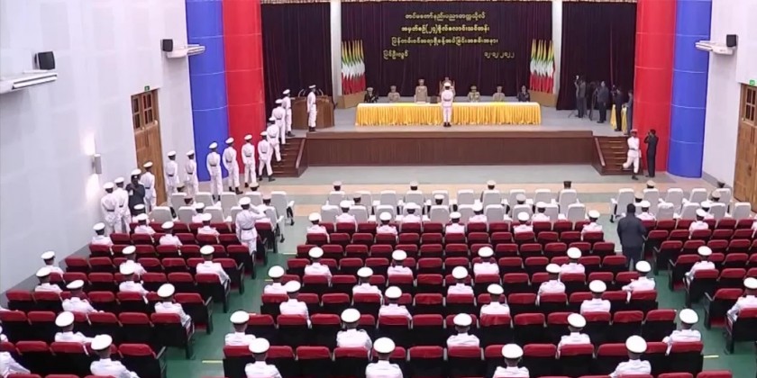 Ceremony to commission: 24th Intake of DSTA commissioned into Tatmadaw ...