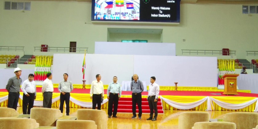 Sports Sector: Renovation works and athletes training session | Myanmar ...
