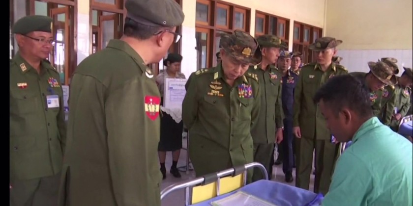 Hospital Visit: VSG comforts the hospitalized personnel in Aung Pan ...