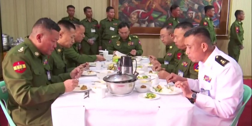Hospital Visit: VSG comforts the hospitalized personnel in Aung Pan ...