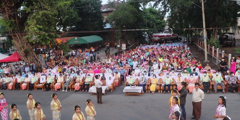 Thingyan in Mon State: Central Pandal opened in Mawlamyine | Myanmar ...
