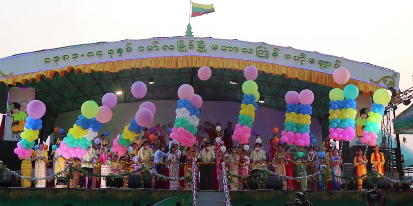 Thingyan in Mon State: Central Pandal opened in Mawlamyine | Myanmar ...