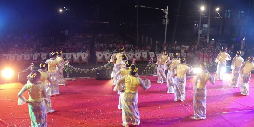 Thingyan in Mon State: Central Pandal opened in Mawlamyine | Myanmar ...