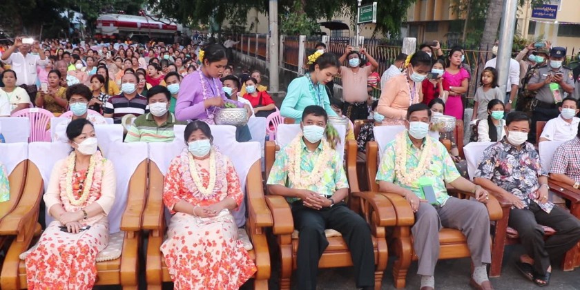 Thingyan in Mon State: Central Pandal opened in Mawlamyine | Myanmar ...