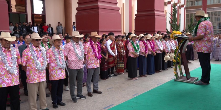 Peaceful Thingyan in Chin State: Chin State CM opened the traditional ...