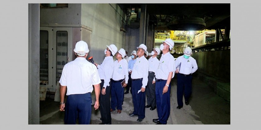 Factory Inspection: Work undertakings inspected at No.1 Steel Mill ...