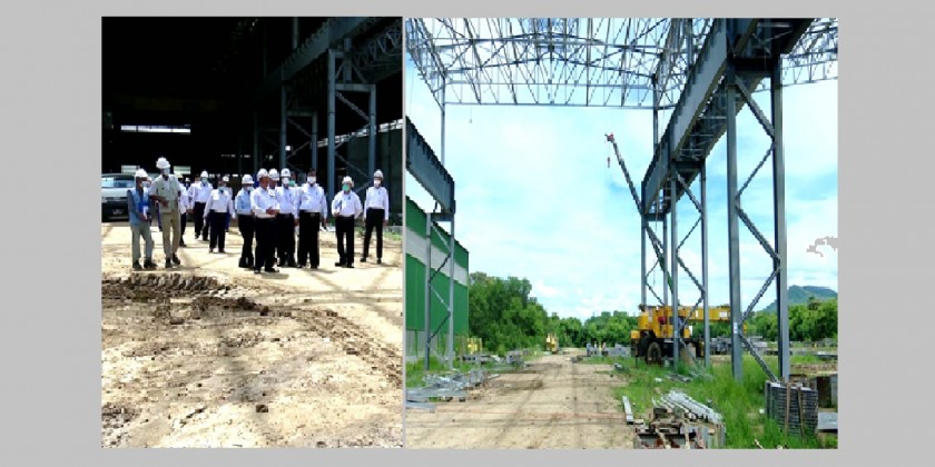 Factory Inspection: Work undertakings inspected at No.1 Steel Mill ...