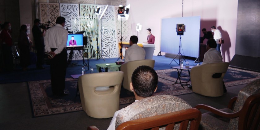 Inspection: MoI Union Minister makes inspections at MRTV (Yangon ...