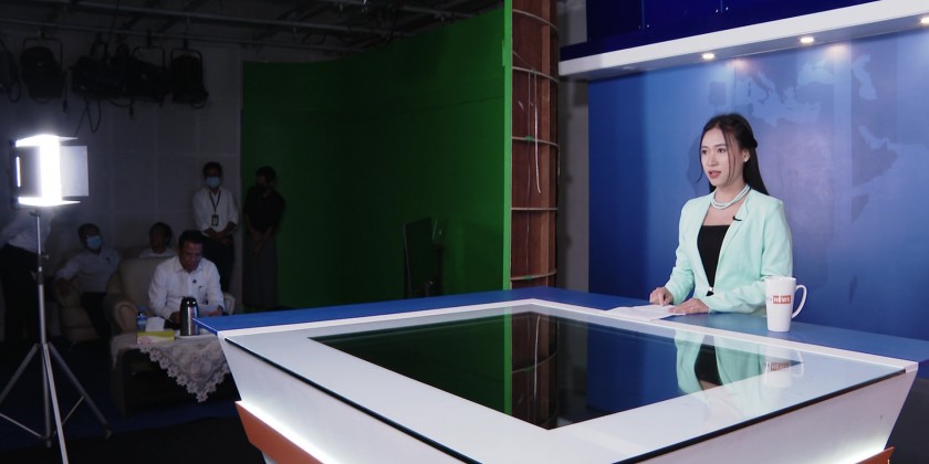 Inspection: MoI Union Minister makes inspections at MRTV (Yangon ...