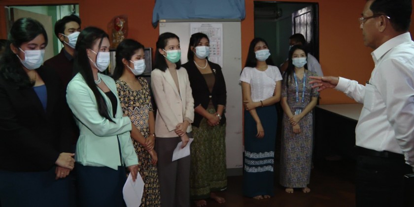 Inspection: MoI Union Minister makes inspections at MRTV (Yangon ...