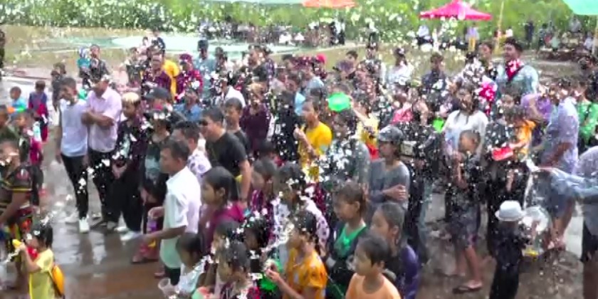 Thingyan in Mon State: Chief Minister visited water pandal of Southeast ...