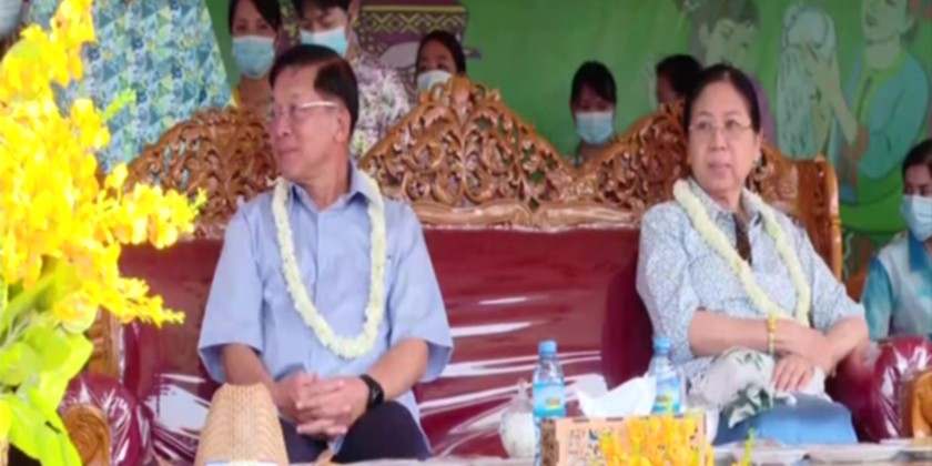 Thingyan in Pyin Oo Lwin: Senior General visited water pandals of DSA ...