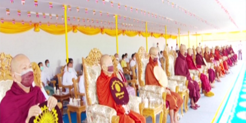 Religious Affair: Ceremony of curving Tri Pitaka treatises on stone ...